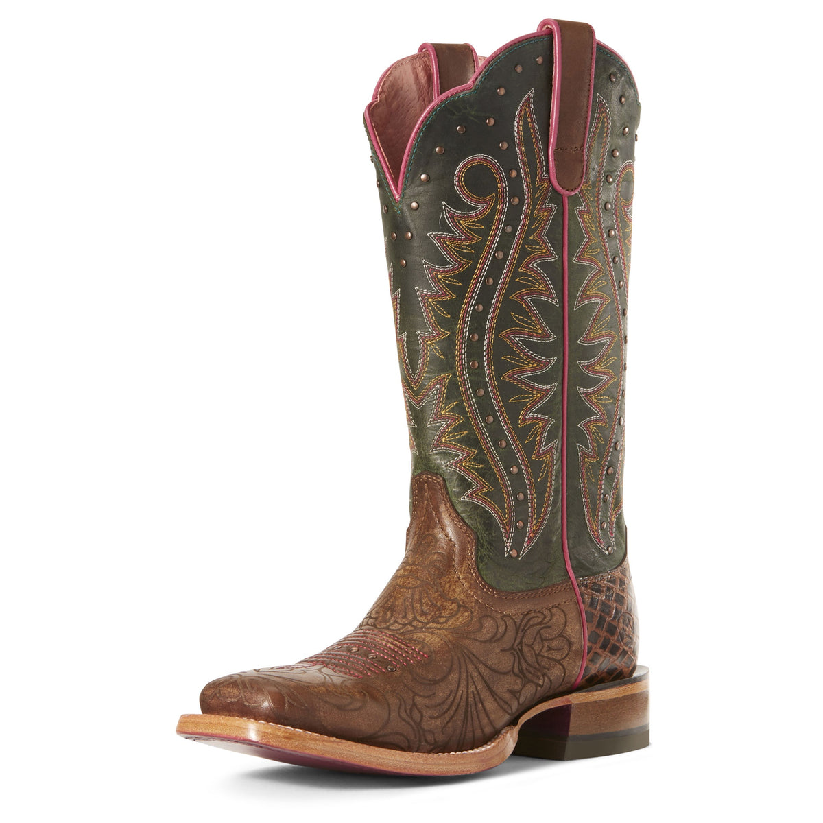 Women's Ariat Montage Lasered Floral Western Boots – Diamond K Country
